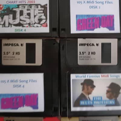 Midi Song Files - Retro Midi Songs Files Floppy | Reverb Deutschland