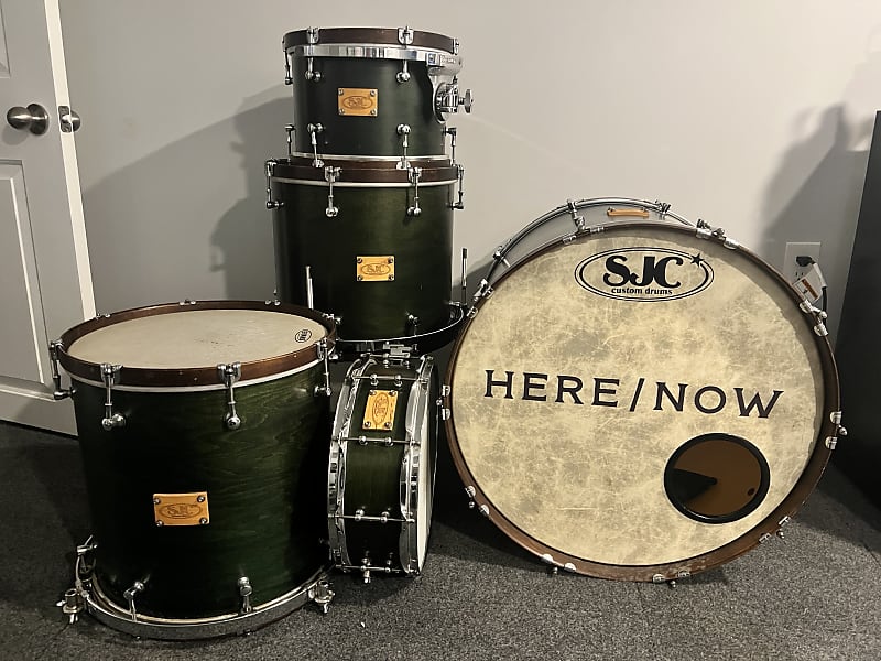 SJC Custom Drums Custom Five Piece Kit | Reverb