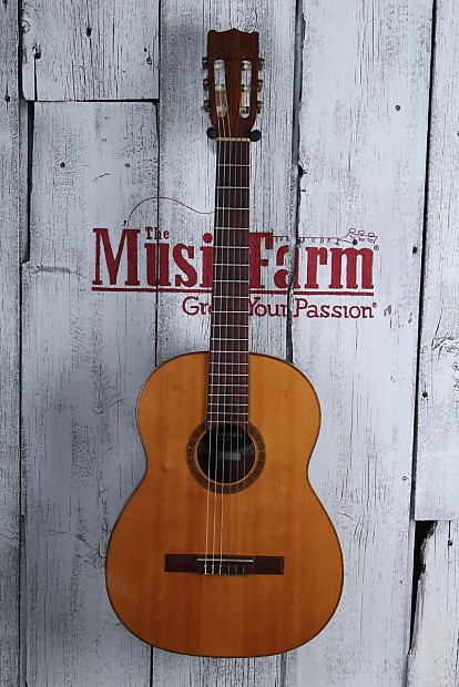 Giannini Vintage 1974 Model AWNM 2 Classical Acoustic Guitar | Reverb