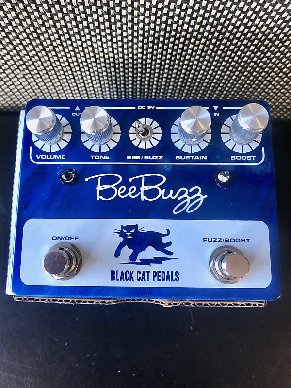 Black Cat Bee Buzz Fuzz #202 Blue | Reverb