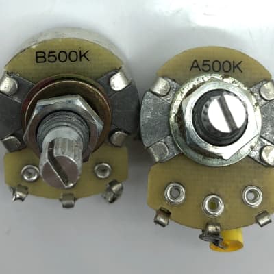Alpha A500K & B500k Pots w/.22 Cap | Reverb