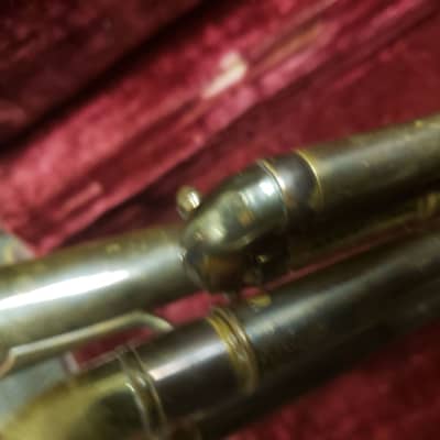 Vintage F. Besson Pre-War Model 130 Large-Bore Trumpet W/ | Reverb