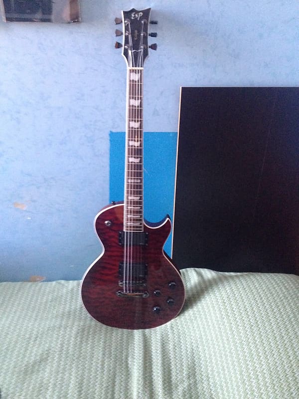 ESP ESP Standard Series Eclipse II Japan Quilted Maple Red | Reverb