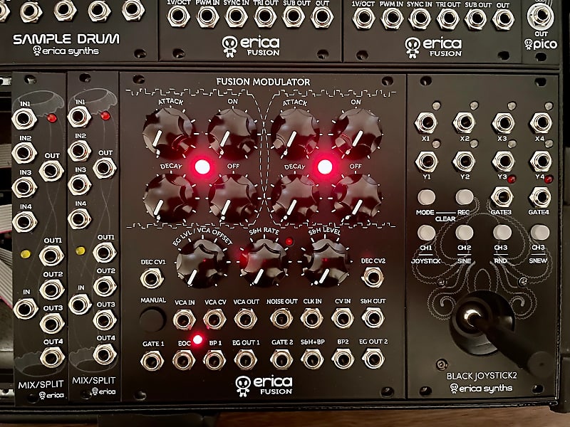 Erica Synths Fusion Modulator 2021 Black LFO Envelope | Reverb