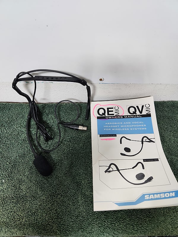 Samson QE Aerobics Mic - Black | Reverb