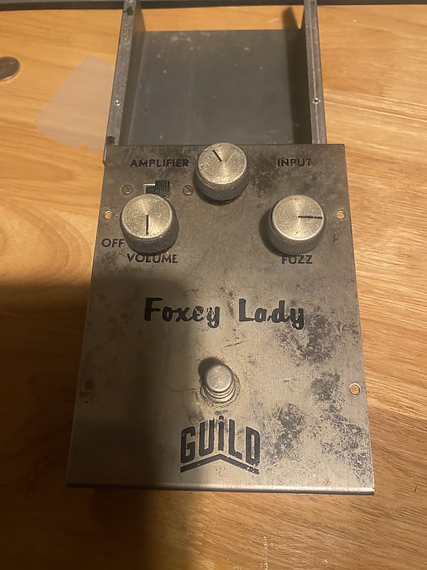 Guild Foxey Lady 3-Knob Fuzz 1970s - Silver | Reverb UK