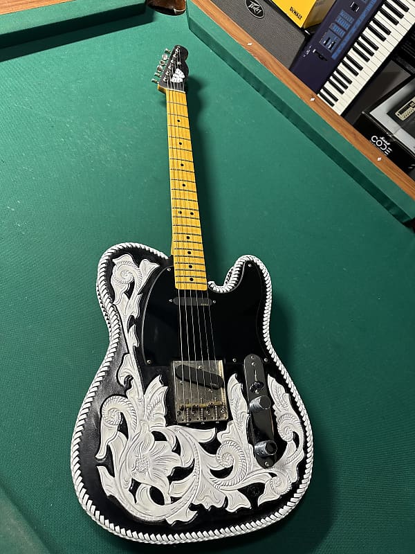 Squier Classic Vibe Telecaster Leather Wrapped Waylon | Reverb