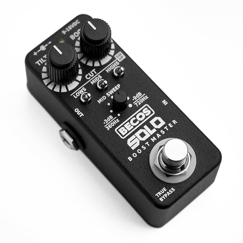 BECOS Solo Boost Master Preamp Pedal | Reverb Australia