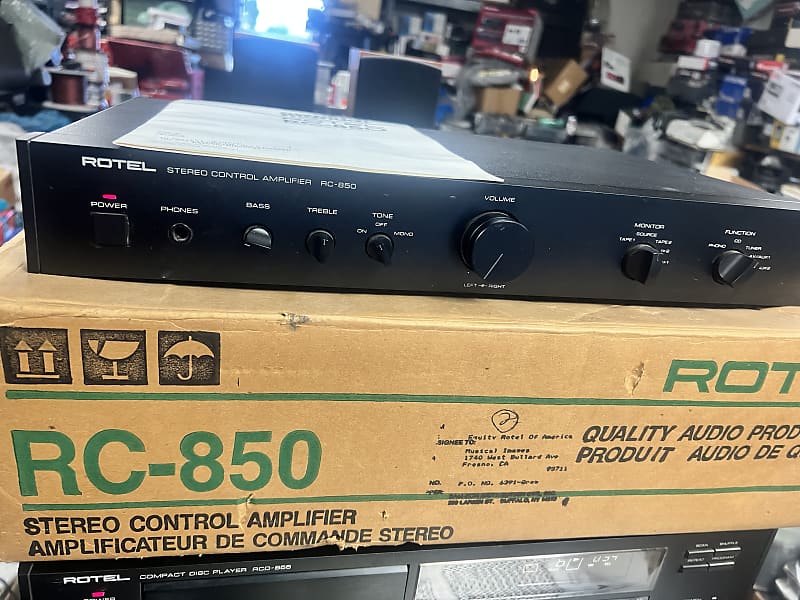 Rotel RC-850 1998 - Stereo Control Pre Amplifier Great | Reverb