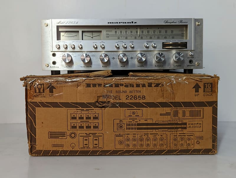 Vintage Marantz 2265B Stereo Receiver Amplifier Serviced | Reverb