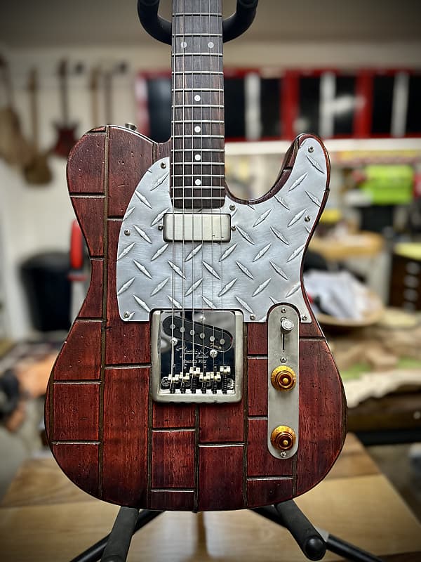 T & T Customs T style 2024 Red aged brick wall | Reverb Australia