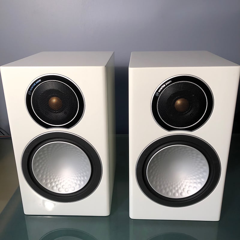Monitor Audio Silver 1 Speaker pair White | Reverb