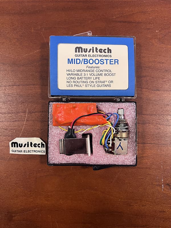 Musi tech Guitar Electronics Mid/Booster Mid 90’s | Reverb
