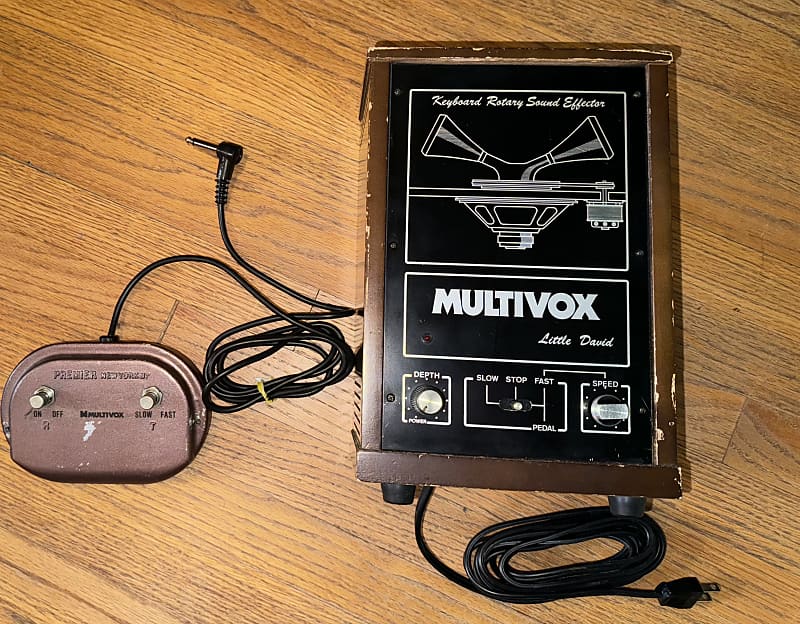 Multivox LD-2 W/ original foot switch, 1970’s - Walnut | Reverb
