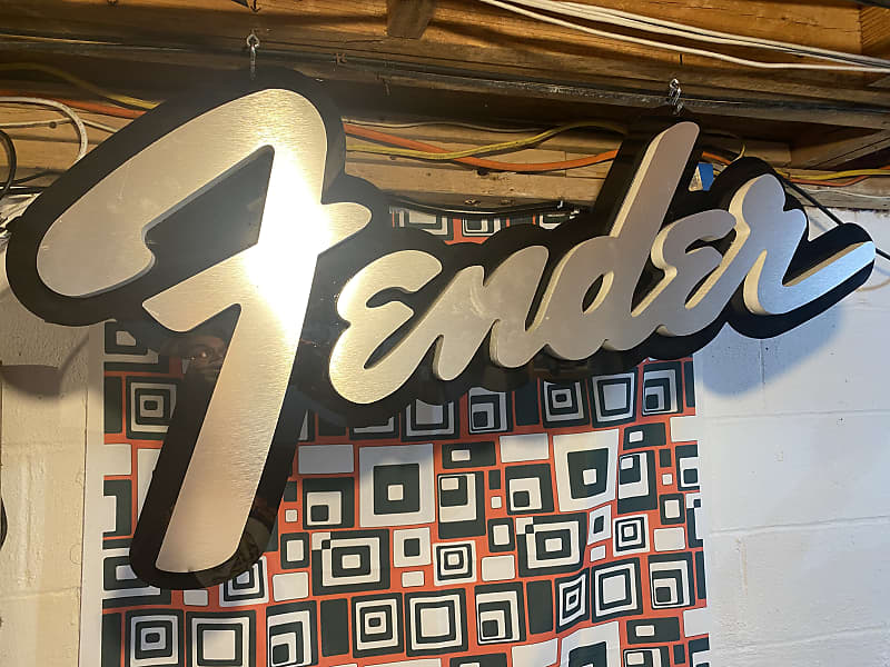Fender Retail Shop Sign | Reverb