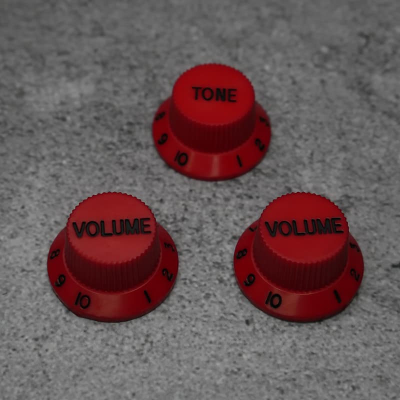 #421 Red Custom Color Strat Stratocaster Fender Knobs Knob | Reverb