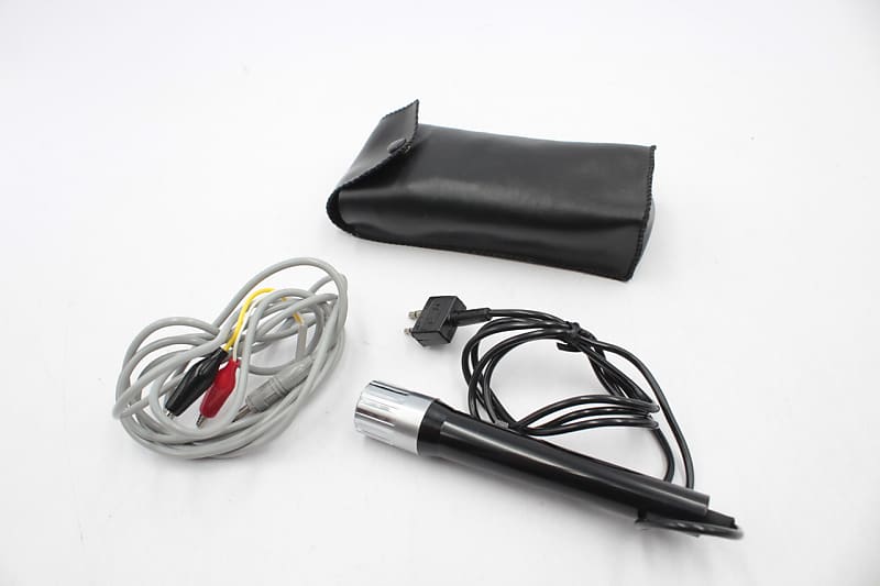 Ross Vintage Cassette-Recorder Microphone w/ case & cables | Reverb