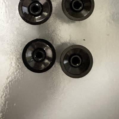 Gibson Vintage 1968 Gibson Witchhat Knobs Witch Hat Black | Reverb