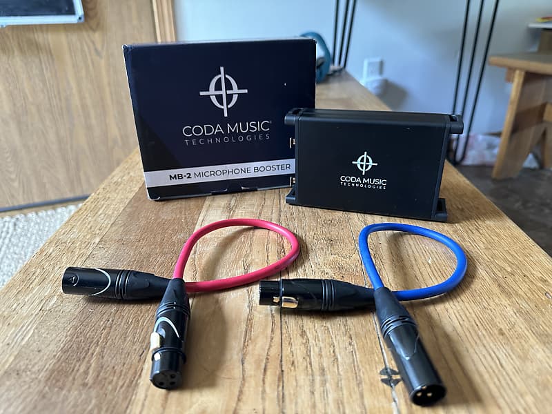 Coda Music Tech MB-2 Dynamic Microphone Activator Preamp | Reverb