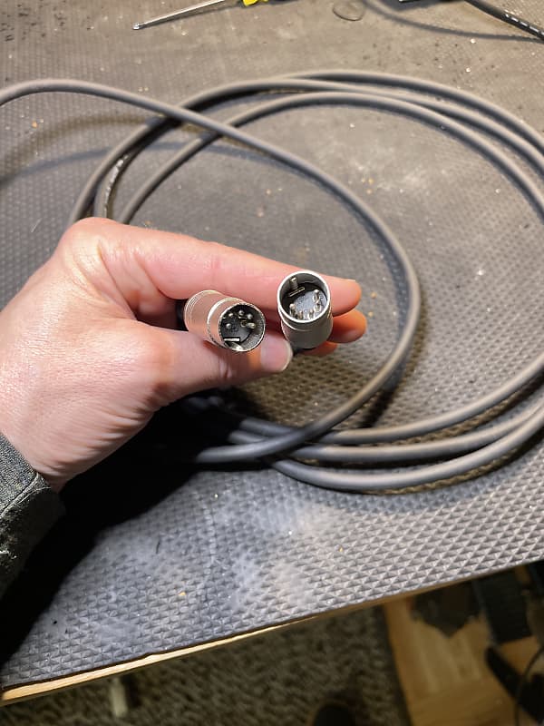 Unknown MIDI Cable 5 conductor Black | Reverb