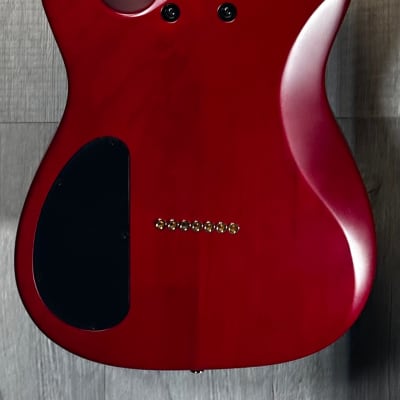 Used Kiesel S7 Solo Blood Red Seven String w/Gold Hardware | Reverb