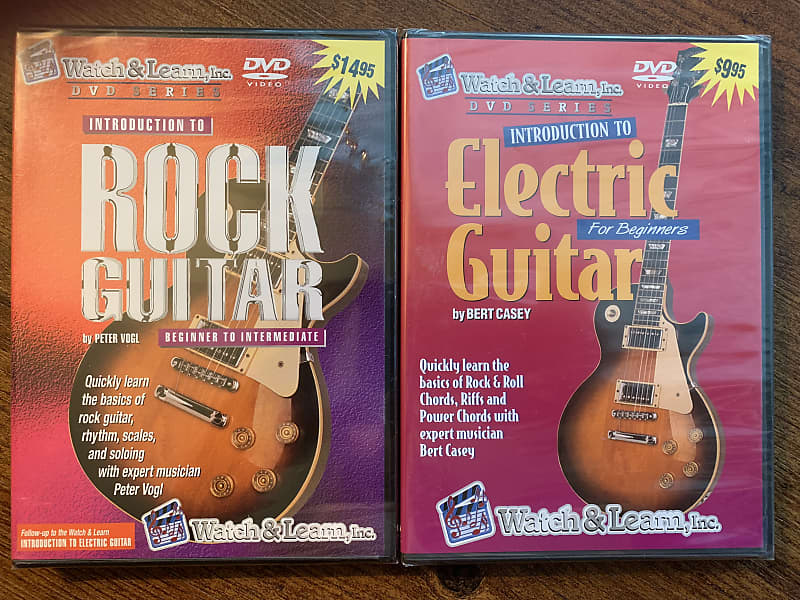 Watch & Learn 2 DVD Electric Guitar DVD set | Reverb