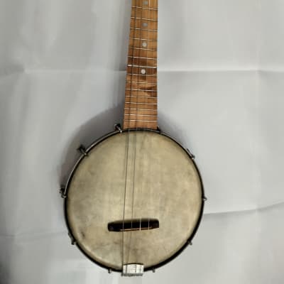 Stella vintage banjo ukulele banjolele with painted head The | Reverb