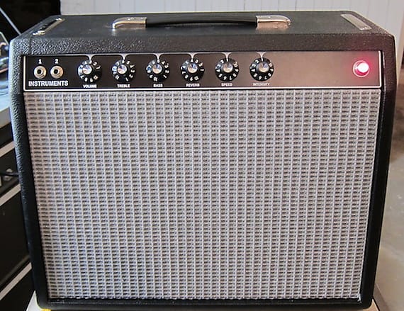 Mojotone Princeton reverb 2018 - Black tolex | Reverb