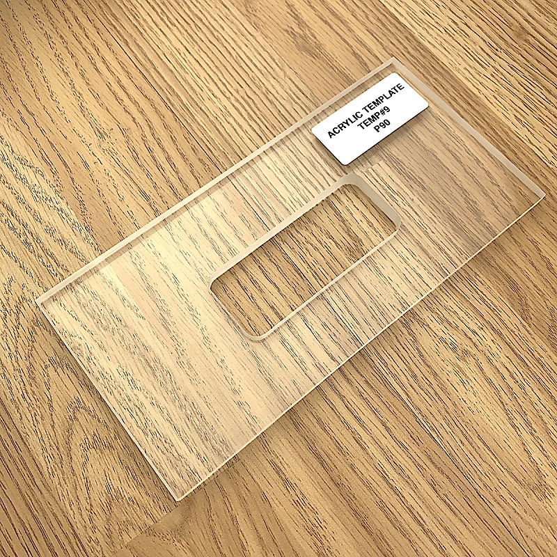 WD Routing Template For P90 Pickup - TEMP#9 | Reverb