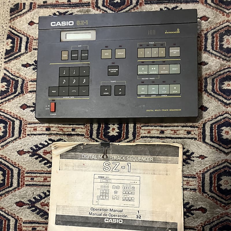Vintage Casio SZ1 Digital Multi Track Midi Sequencer 1985 | Reverb