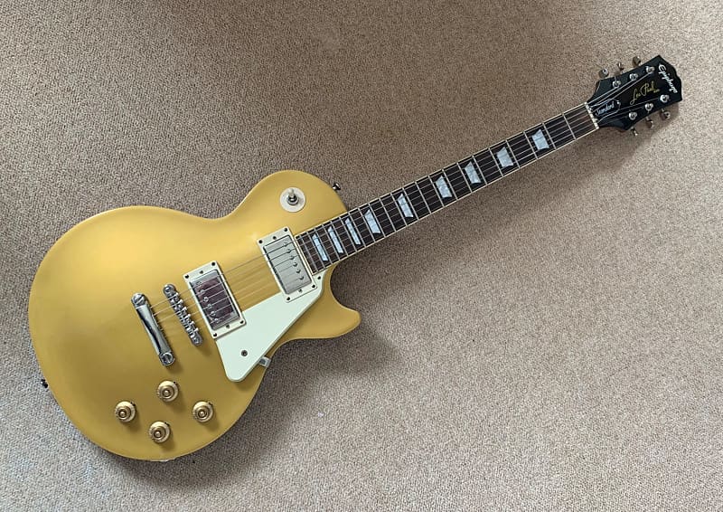 Epiphone Les Paul Standard Gold Top | Reverb