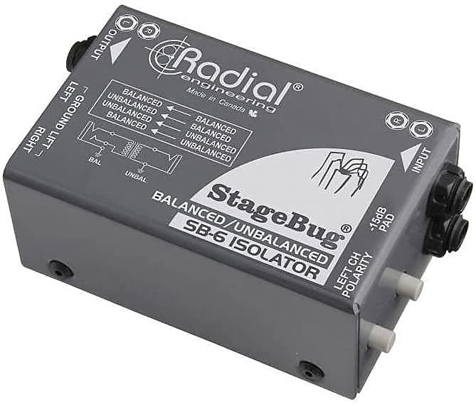 Radial Engineering StageBug SB-6 Isolator DI | Reverb
