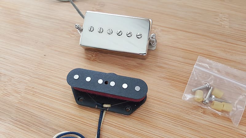 Dawgtown Custom Telecaster Pickups Red/Nickel A5 | Reverb