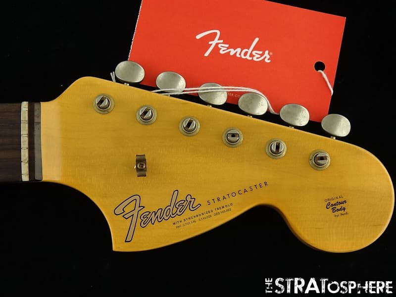 USA Fender Custom Shop 60s Stratocaster Big Head Relic NECK & | Reverb