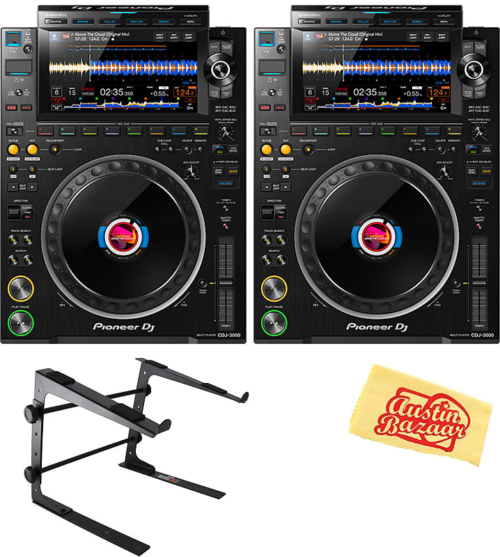Pioneer CDJ-3000 Professional DJ Multi Player - Black Pair w/ | Reverb