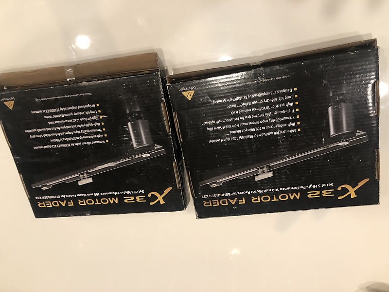 Beheinger X32 motor faders | Reverb