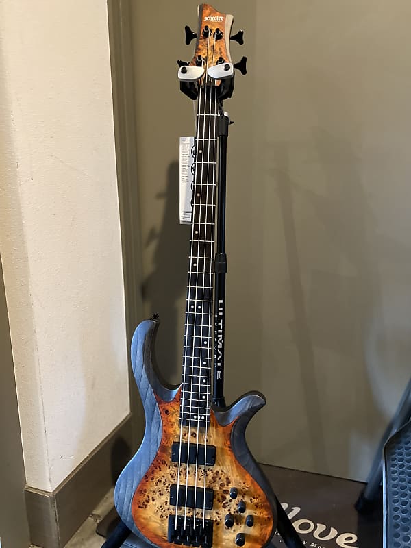 Schecter Riot-4 Session 4-String Active Bass Aged Natural | Reverb