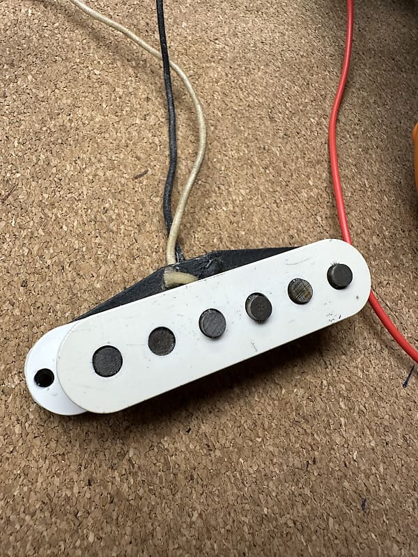 Fender Custom Shop Stratocaster Single Coil Pickup - White | Reverb