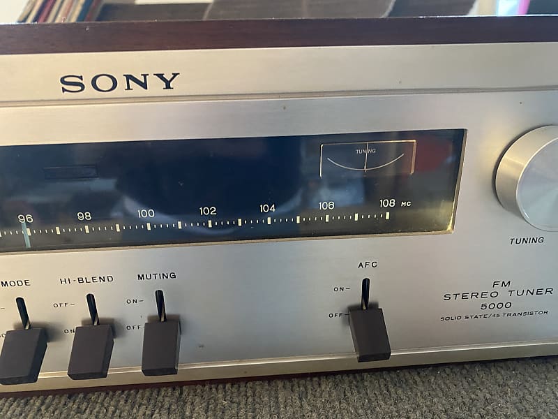 Sony St 5000w 1960’s Silver | Reverb