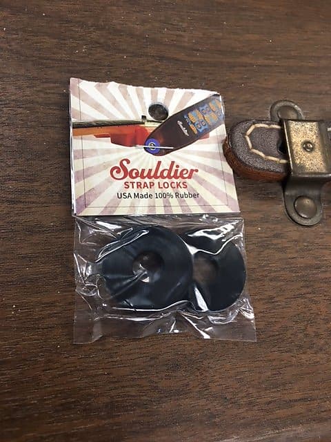 Souldier Rubber Strap Locks (Set of 2) Black | Reverb