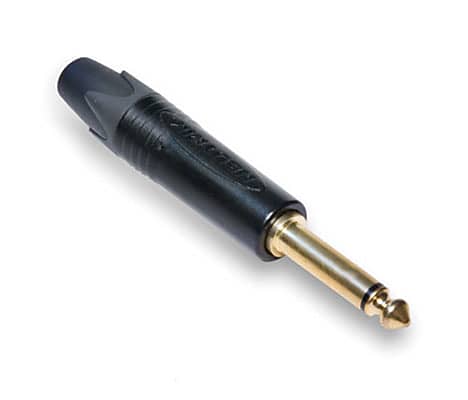 Neutrik NP2XB 1/4 In TS Connector Gold Plated | Reverb