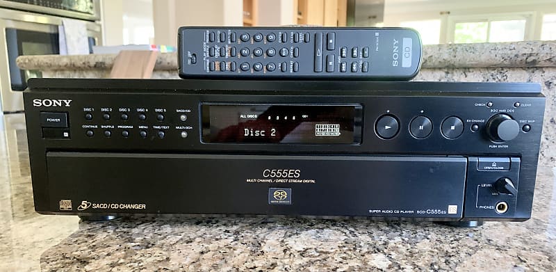 Sony SCD-C555ES Super Audio CD player 5 Disc Multi SACD/CD | Reverb