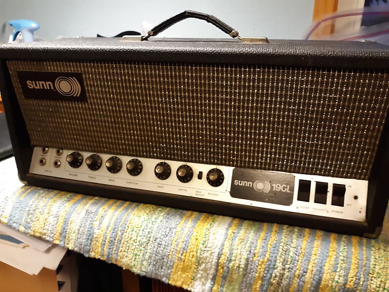 Sunn Vintage 190L Head - 1972 Tube Amp - Project or Parts | Reverb