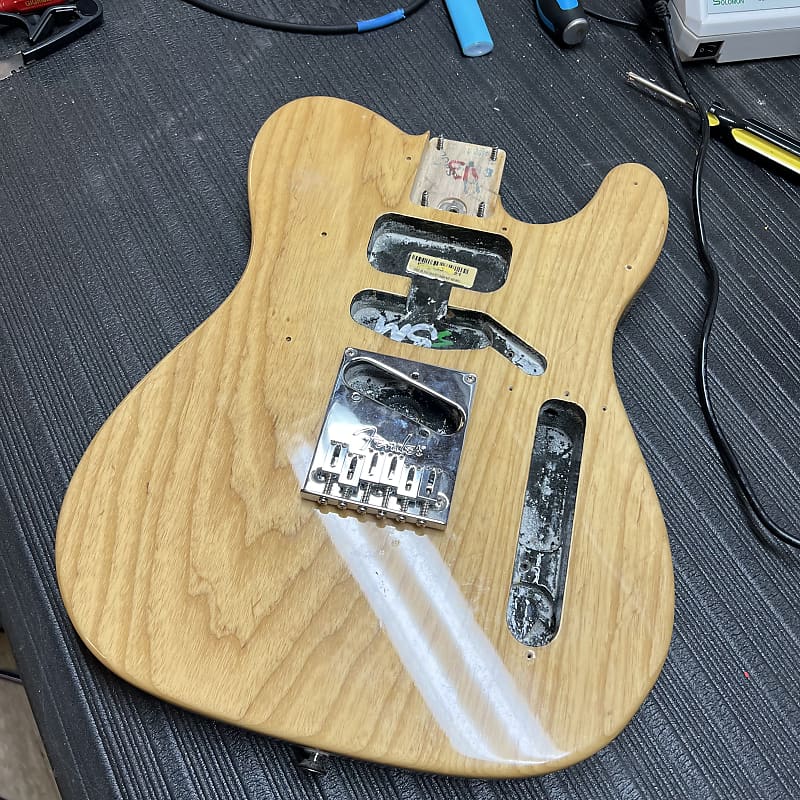 Fender American Standard Ash Telecaster Body Trans Natural | Reverb