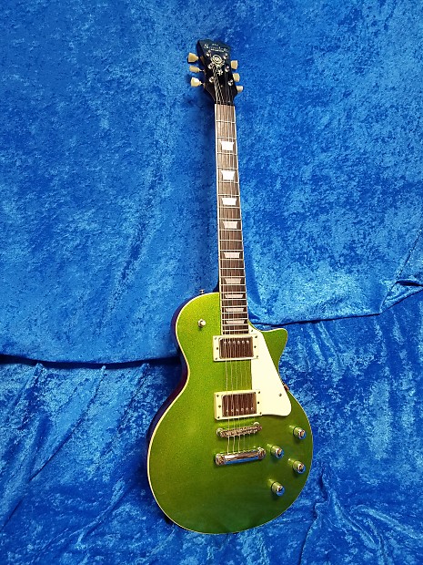 Samick Artist Series LS450 Les Paul 1997 Green Sparkle | Reverb