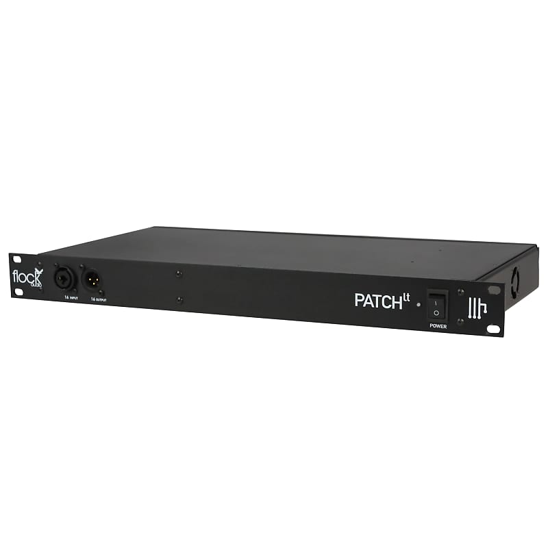 Flock Audio Patch LT 16x16 32-Point Patchbay #PLT00000147 | Reverb