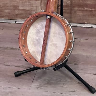 Bob Flesher Custom “Redneck” Open-Back Banjo -Red Oak | Reverb