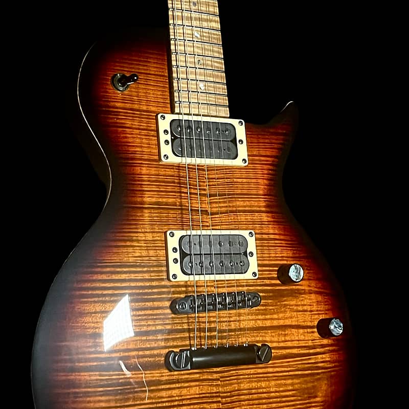 Kiesel CS6 carved top 2021 - Tiger eye maple top | Reverb