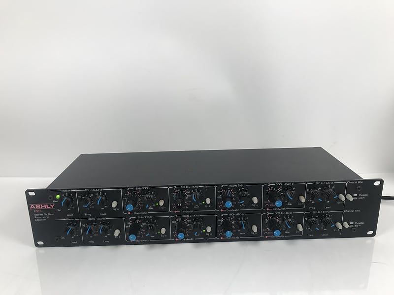 Ashly PQ26, Stereo 6 Band Parametric Equalizer, Eq, Vintage | Reverb