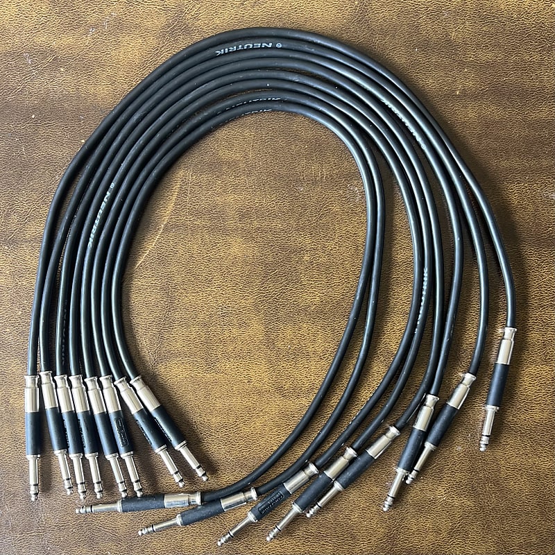 (8) Neutrik Balanced TT Patch Cables 24” | Reverb